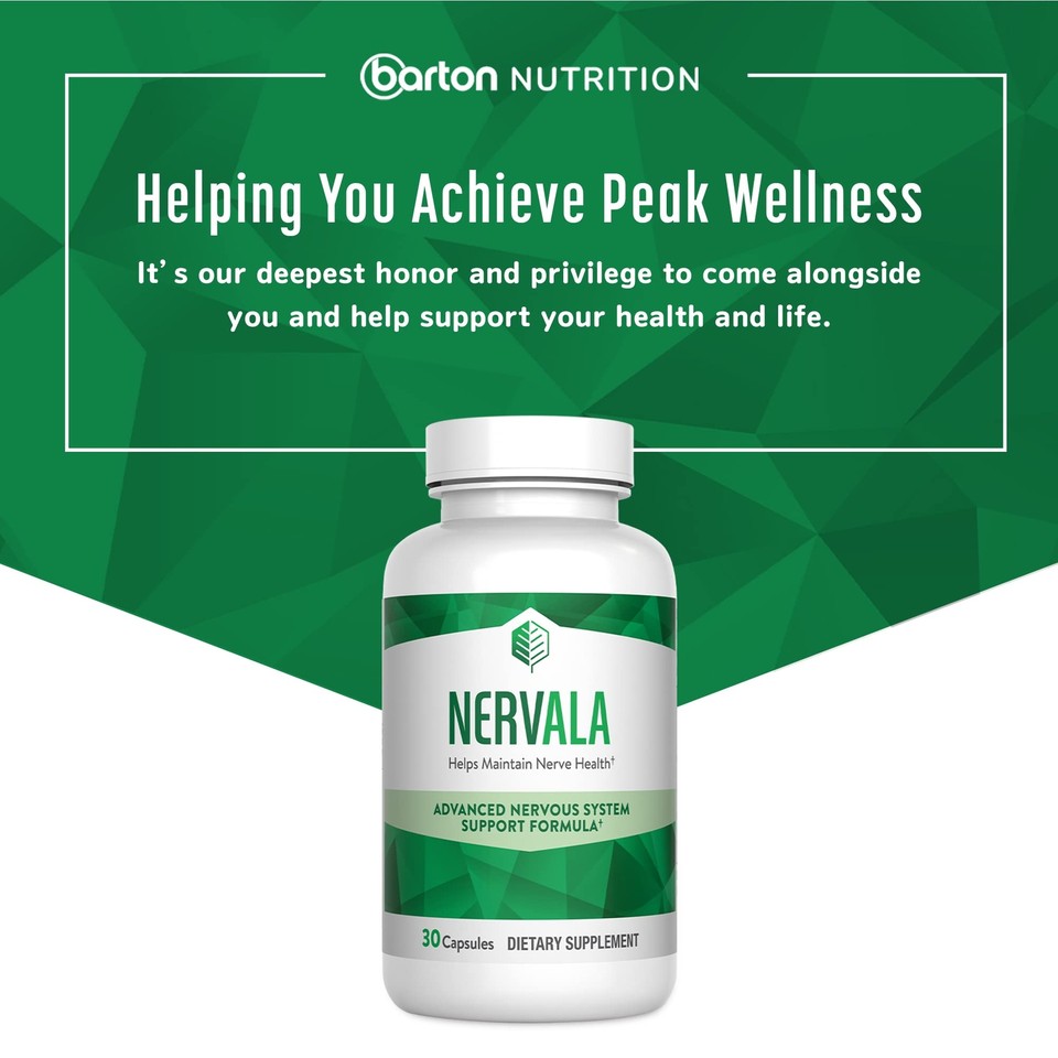 Barton Nutrition Nervala - Advanced Nerve Support Formula with Alpha ...