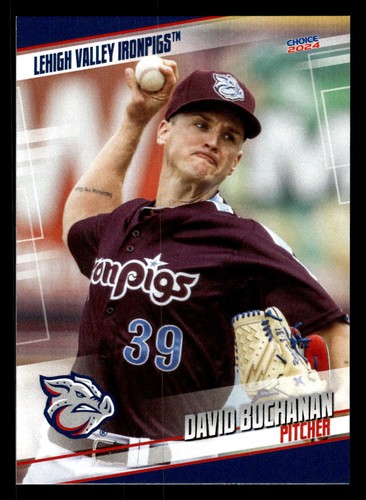 David Buchanan 2024 Choice Lehigh Valley IronPigs #18 | eBay