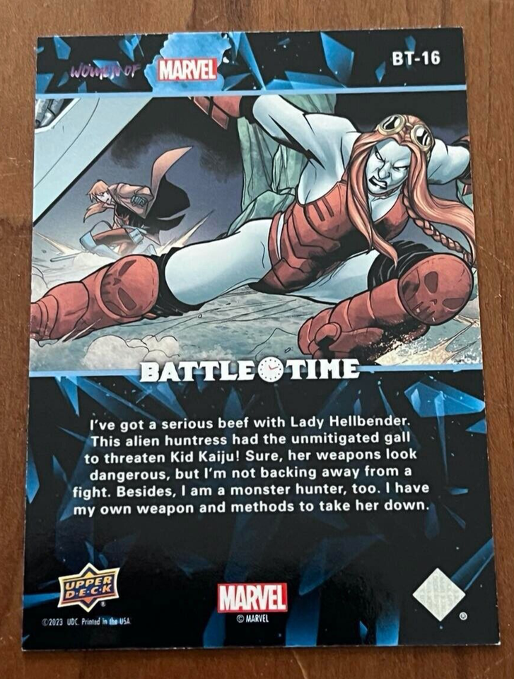 2024 UD Women Of Marvel - Elsa Bloodstone vs Lady Hell - Battle Time ...