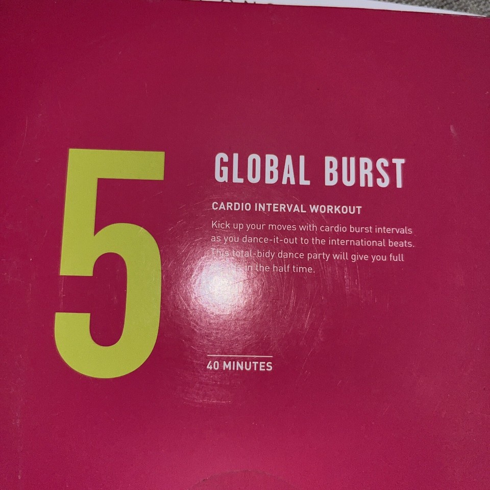 Zumba Global Burst Cardio Interval DVD Dance Fitness 2015 Workout NEW ...