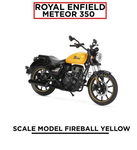 Royal Enfield "METEOR 350 1:12 Scale Model FIREBALL YELLOW Color" | eBay
