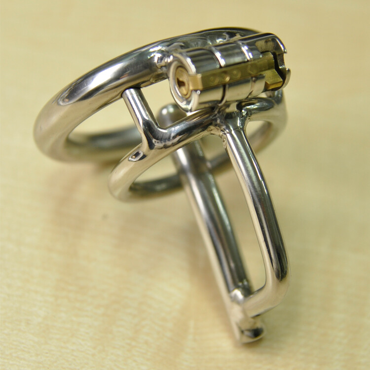 Stainless Steel Male Chastity Device Belt Super Small Short Cage Ring ...