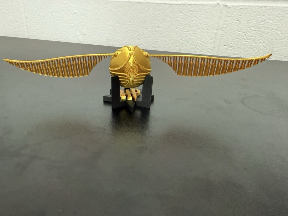 Harry Potter The Golden Snitch Model With Stand | eBay UK