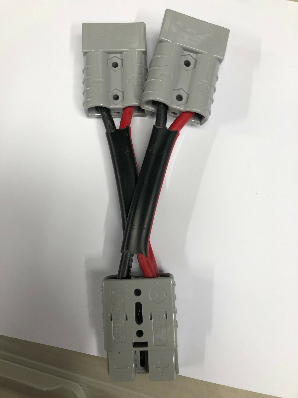 50 Amp Anderson Plug Connector Double Y Adapter 8mm Automotive 59 AMP ...