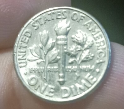 Rare American 1989D Dime with full bands reverse on torch and great definition. | eBay