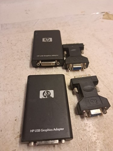 HP NL571AA USB 2.0 to DVI External Graphics Adapter AN2464 With DVI To ...