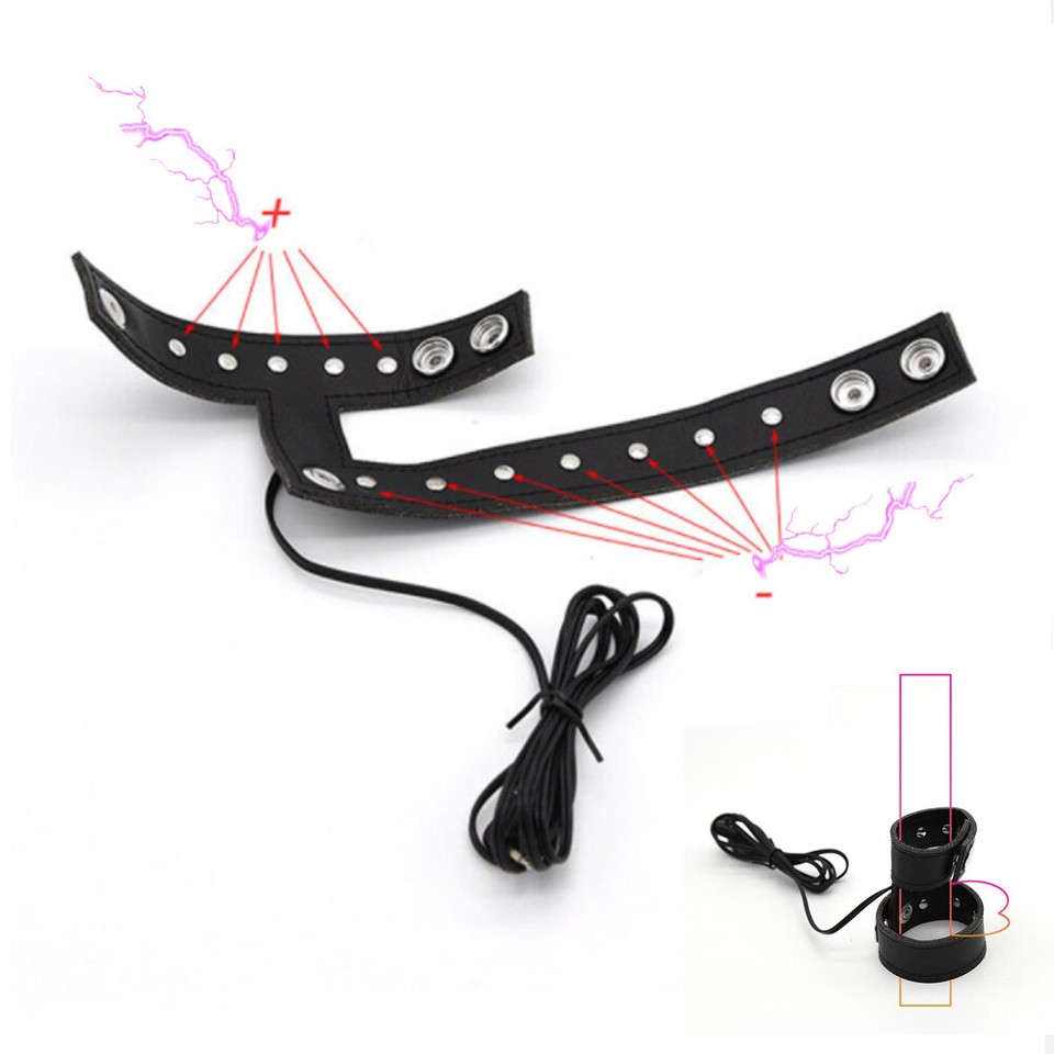 Remote Control Electric Shock E-Stim Pulse Massage Kit An al / Va gina ...