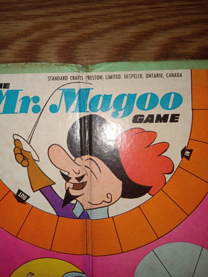 Vintage 1964 - Mr. Magoo Board Game - Standard ToyKraft Game *RARE* | eBay