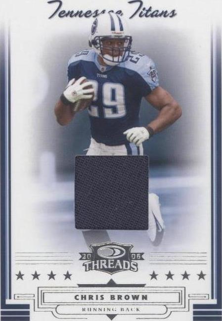 2006 Donruss Threads - Chris Brown #93 Jerseys /45 (MEM) for sale ...