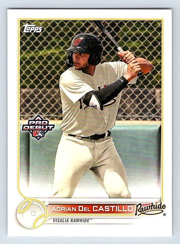 ADRIAN DEL CASTILLO 2022 TOPPS PRO DEBUT #PD74 | eBay