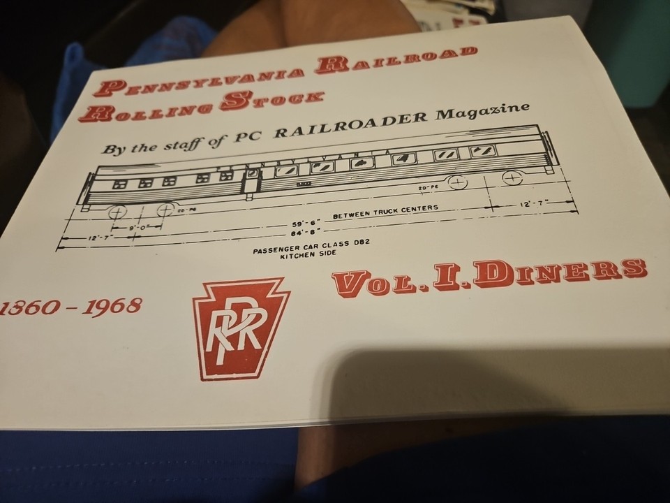 Pennsylvania RR Rolling Stock Volume 1 Dinners By Staff PC Railroader ...