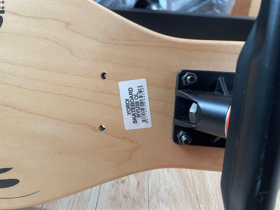 YOROI SKATEBOARD long skateboard red wheels | eBay UK