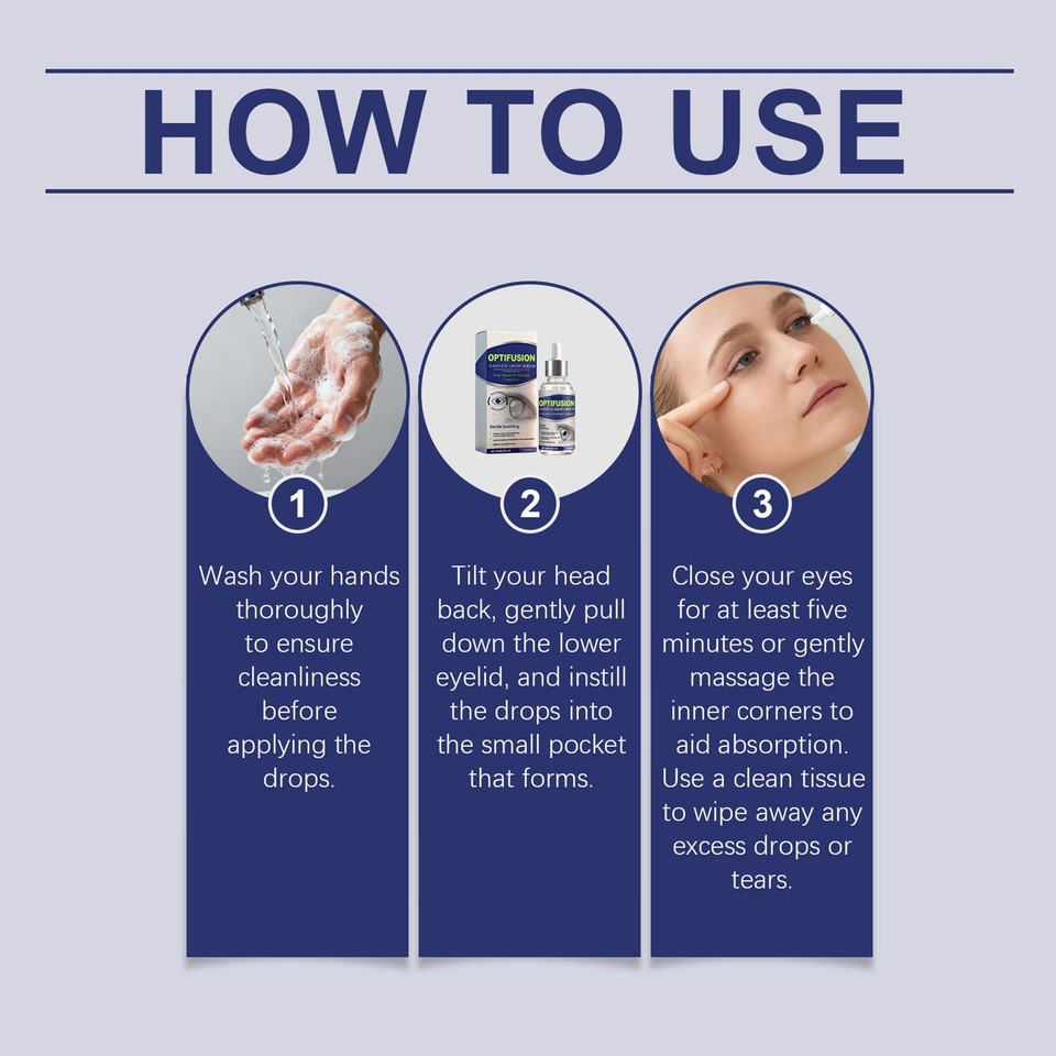 OptiFusion Nano Eye Drops Serum Essence 30ML Gentle Care Liquid Eyes ...