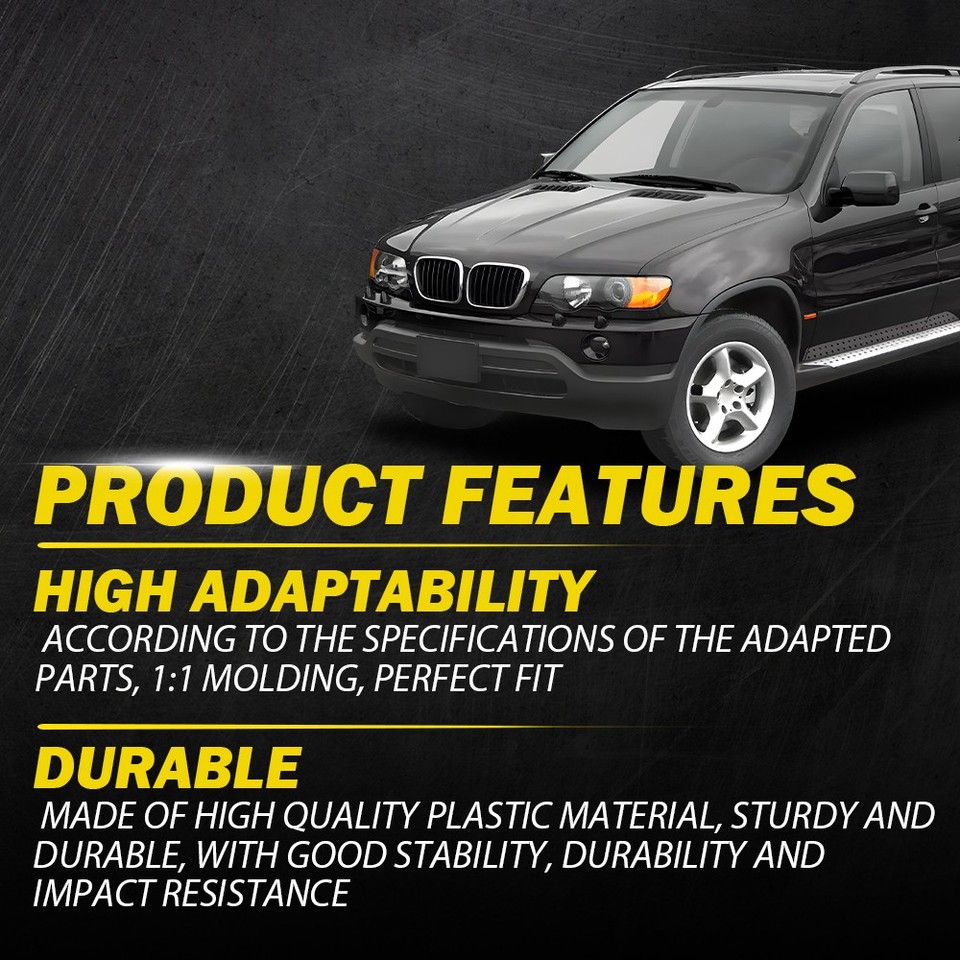 Exterior Door Handle Black Front Rear Left Driver For BMW X5 2000-06 ...