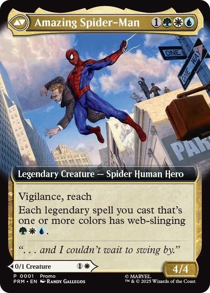Peter Parker Amazing Spiderman MTG Disney World Exclusive Event Promo Rare Magic | eBay