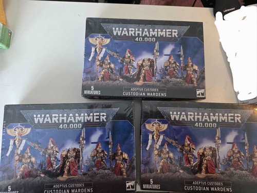 Warhammer 40,000 Custodes Army Lot NIB | eBay