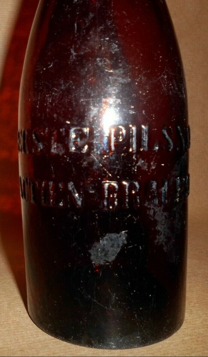 GERMAN WWII WEHRMACHT ALCOHOL RATION - BEER BOTTLE, ORIGINAL FIELD ...