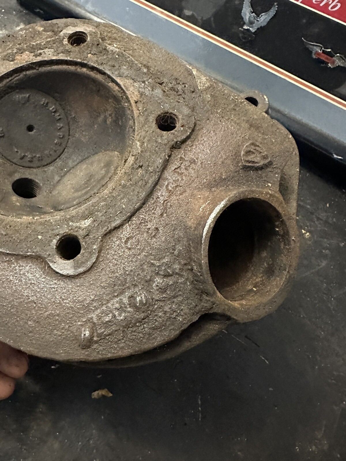 Harley OEM Knucklehead Cylinder Head DATED D 13 7 97E | eBay