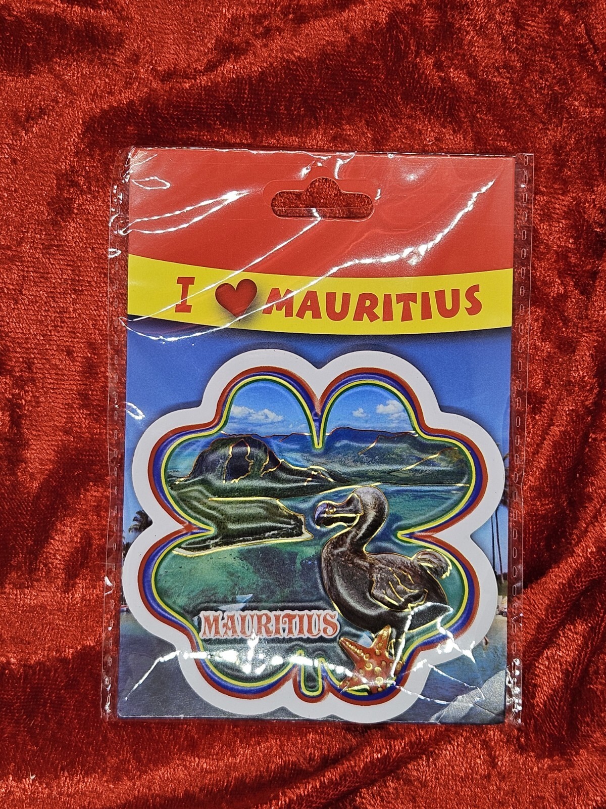 Mauritius Metal 4 Leaf Clover Magnet With Dodo Bird | eBay
