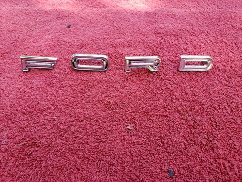 1966 ford galaxie NOS Trunk Letters | eBay