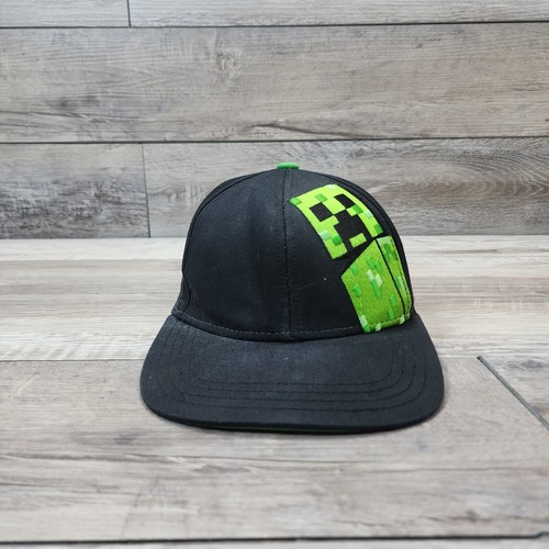 Jinx Minecraft Creeper Logo Baseball Cap Hat Youth Kids Adjustable SnapBack | eBay