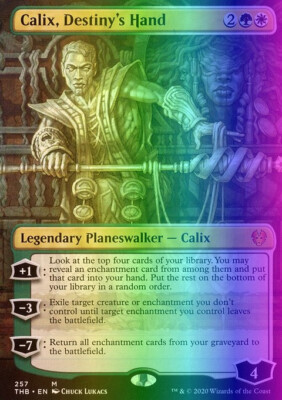 MTG Calix, Destiny's Hand (257/412) Theros Beyond Death LP FOIL | eBay