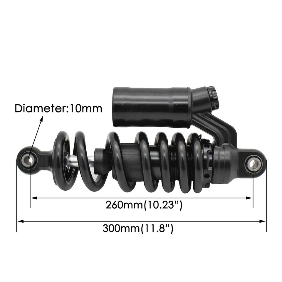10" 260mm Motorcycle Rear Suspension Shock Absorber For Honda Grom ...
