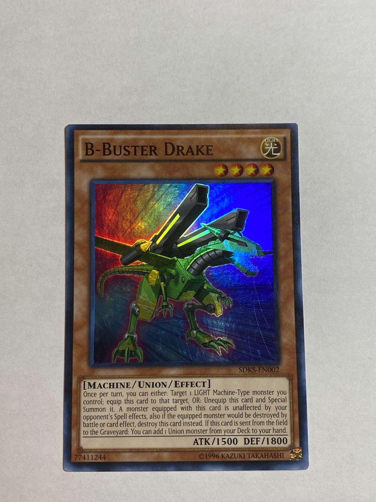 Yugioh B-Buster Drake SDKS-EN002 Super Rare Holo NM | eBay