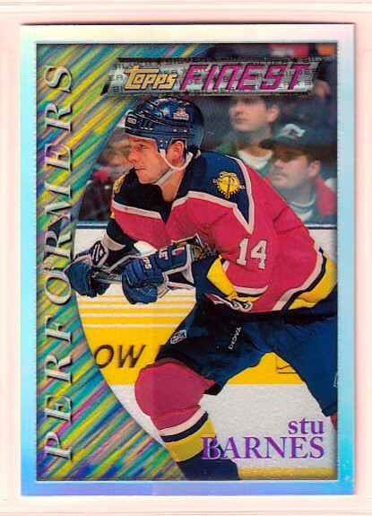 1995-96 Finest Base + Refractors #68 Stu Barnes SILVER - Florida ...