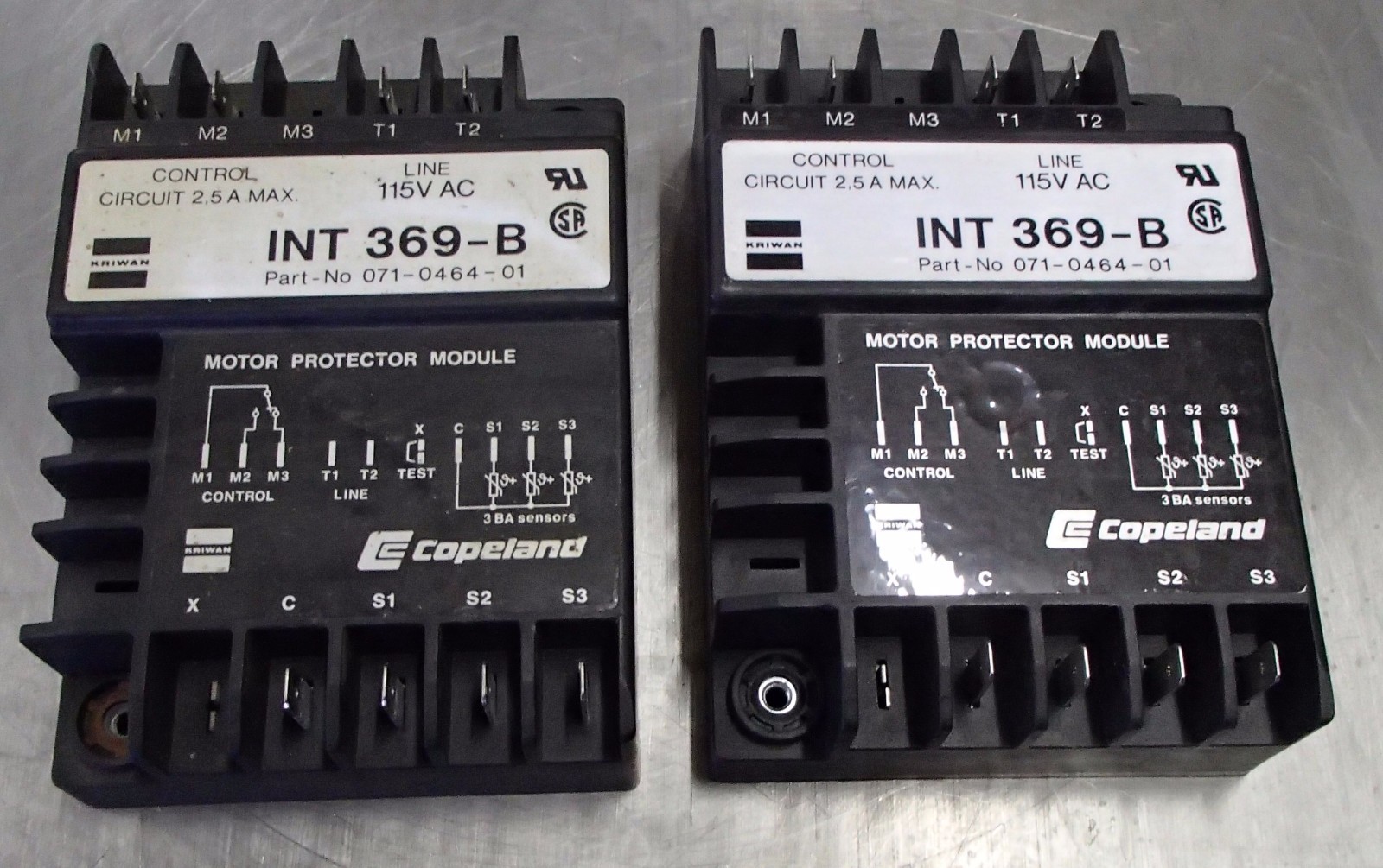Copeland Kriwan Motor Protector Module 071-0464-01 INT369-B Used T/O ...