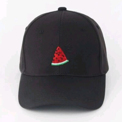 Watermelon 🍉 Embroidered Baseball Cap | eBay
