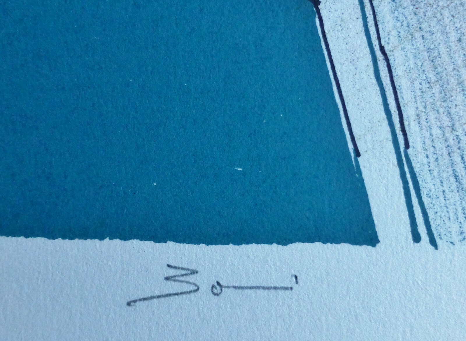 PAOLO BONI " Composition " HAND SIGNED Limited Edition Lithograph ...