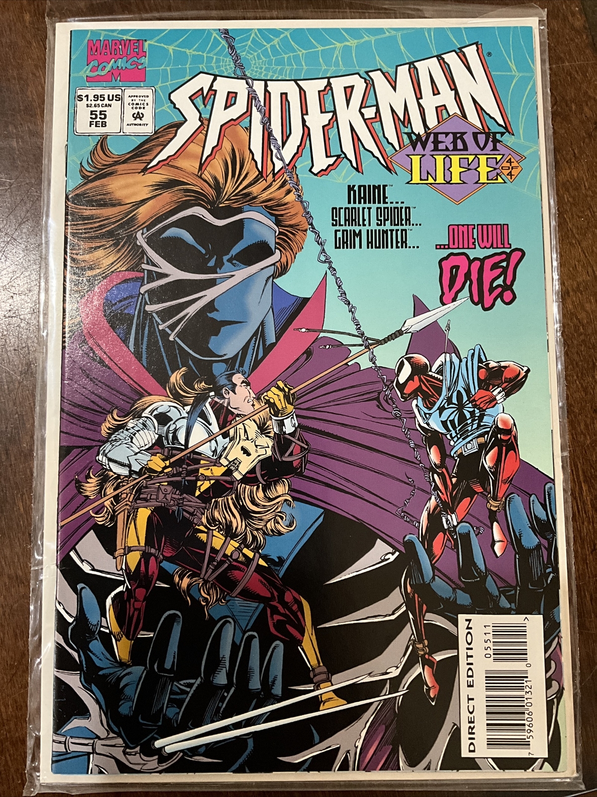 Spider-Man Web Of Life One Will Die! #55 Feb. (Marvel,1994) | eBay