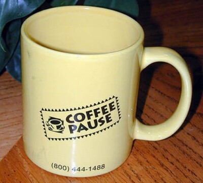 "COFFEE PAUSE" MUG | eBay