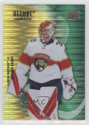 2022-23 Upper Deck Allure - Color Flow Spencer Knight #SF-33 Yellow ...