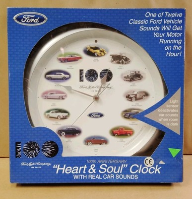 Ford Motor Company 100th Anniversary "Heart & Soul" clock. ( NIB) | eBay