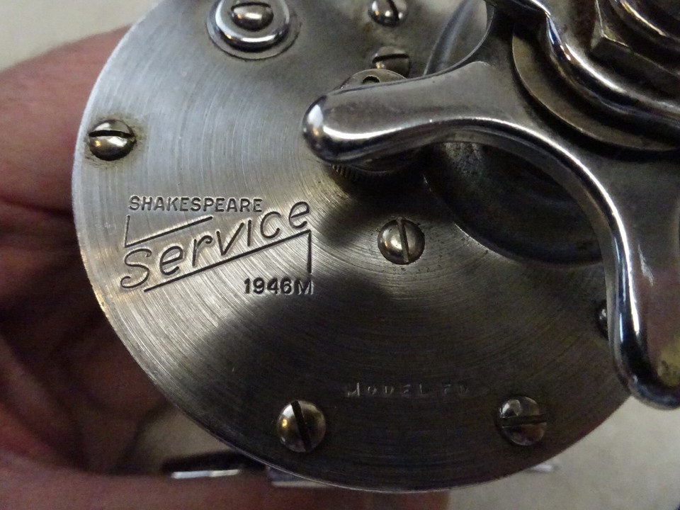 Shakespeare Service Reel 1946M Model FD Level Wind Bait Casting Vintage ...