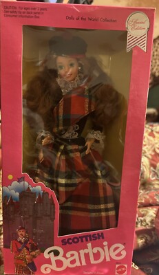 SCOTTISH BARBIE #9845 DOLLS OF THE WORLD ORIGINAL | eBay