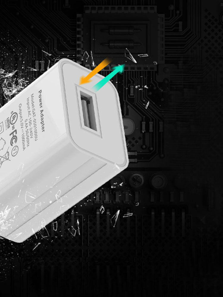 5V 1A USB Port US Plug 5 Volt 1 Amp AC-DC Power Adapter Converter Wall ...