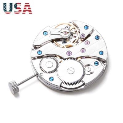 17 Jewels Hand Winding 6497 Watch Mechanical Movement For Seagull ST36 ...