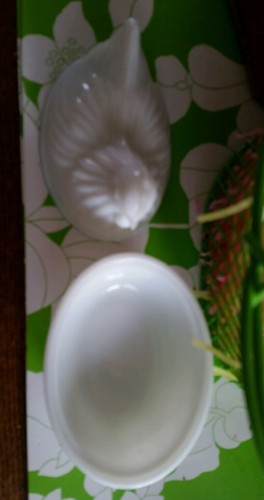 Vintage Milk Glass Opaque Chicken Hen On The Nest Old # 17 | eBay