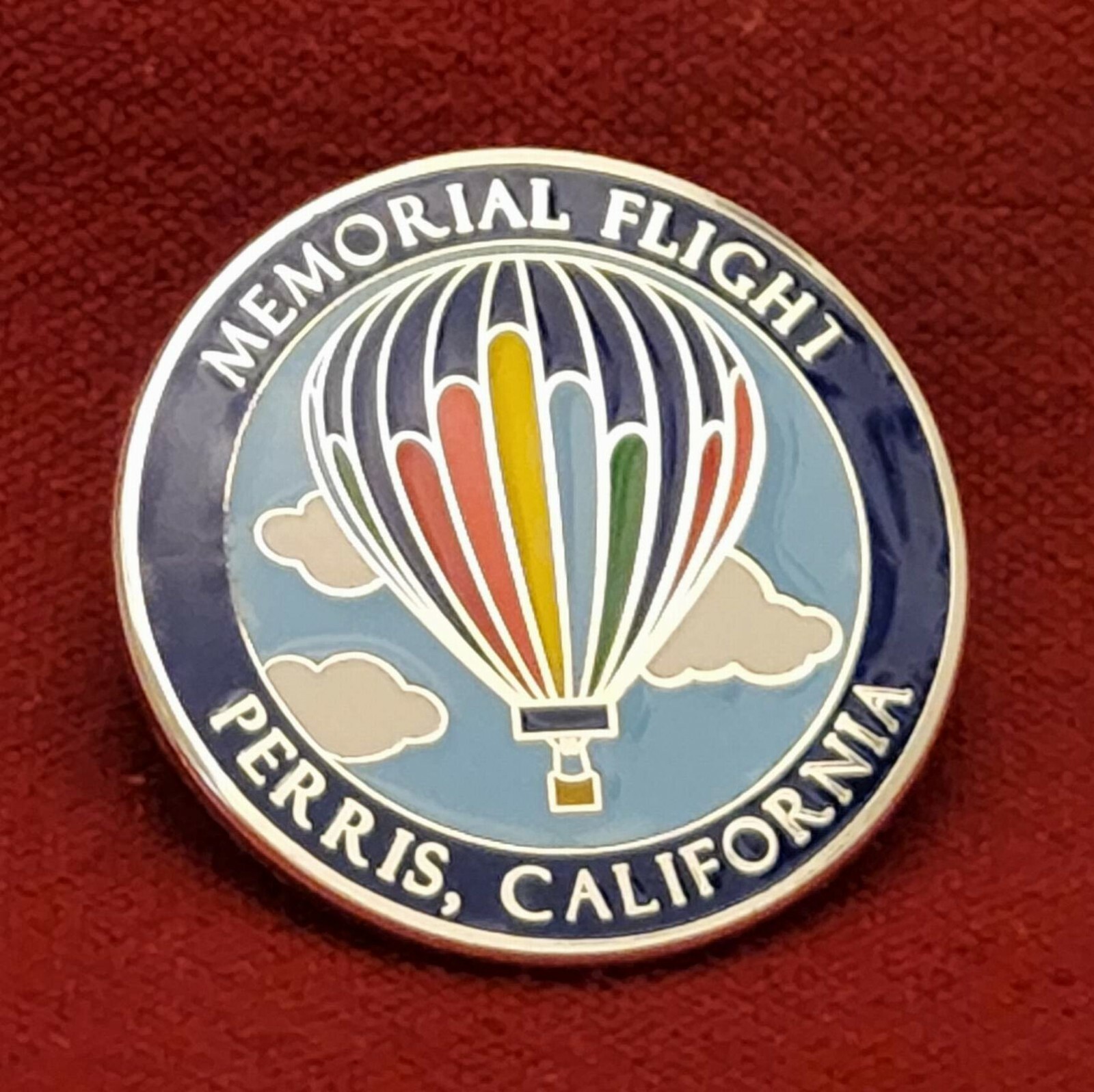 MEMORIAL FLIGHT PERRIS, CALIFORNIA BALLOON PIN | eBay