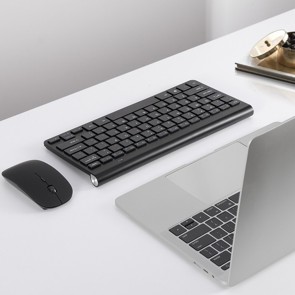 Waterproof Wireless Keyboard and Mouse Combo Ergonomic for Laptop ...