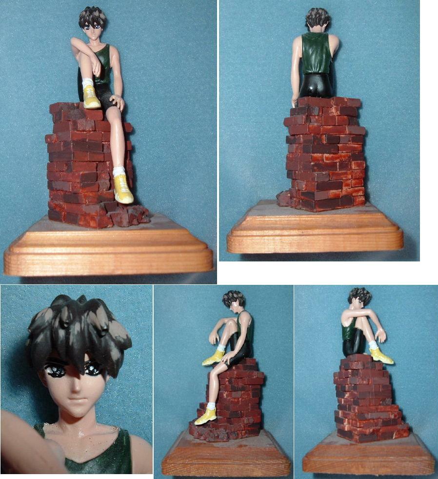 GUNDAM WING Heero Duo Trowa Quatre Wufei Zechs Treize 5" Figure RESIN ...