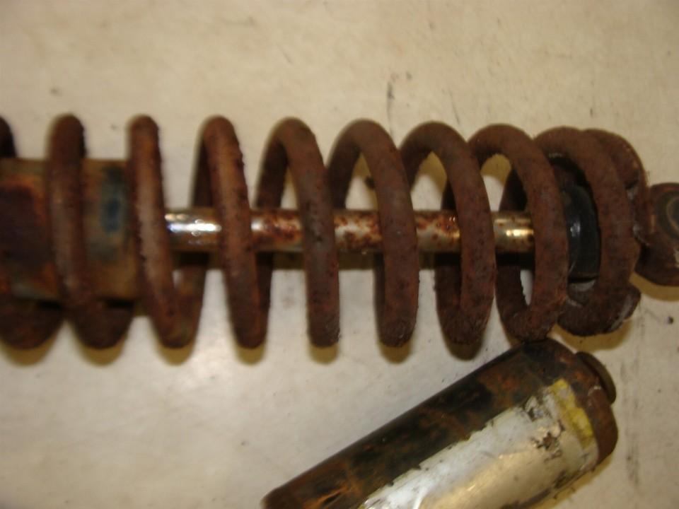 1978 Suzuki RM250 oem rear remote reservoir shock absorbers twin shock ...