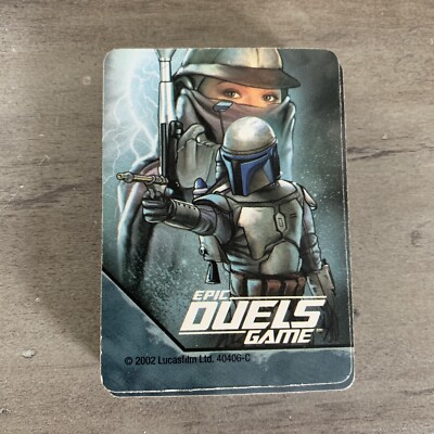 Star Wars Epic Duels Board Game Jango Fett / Zam Wessell Card Deck of ...