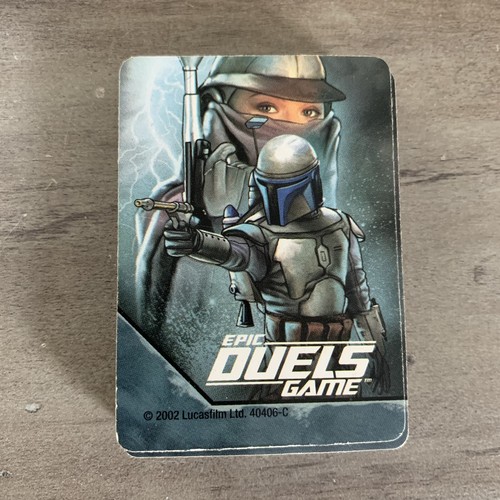 Star Wars Epic Duels Board Game Jango Fett / Zam Wessell Card Deck of ...