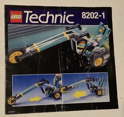 LEGO Technic 8202-1 Bungee Chopper Instruction Manual Booklet Only | eBay