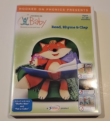 Hooked on Baby: Read, Rhyme & Clap DVD Muffin Man Pat-a-cake Ages 3-24 ...