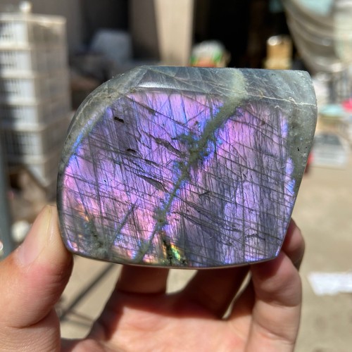 270g Natural Labradorite Crystal Stone Natural Rough Mineral Specimen ...